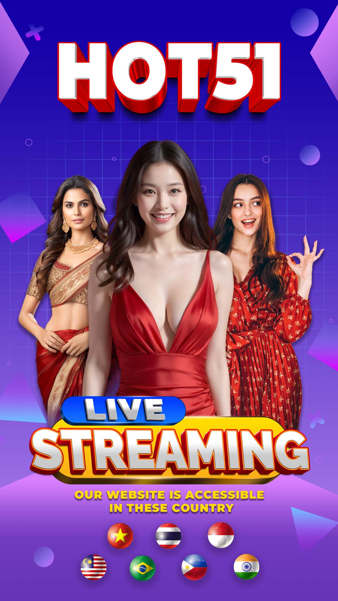 Hot51 - Tonton Aplikasi Live Bar Bar Di Hot Live